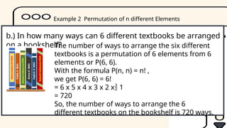 permutation for grade 12 and exercise for students | PPTX