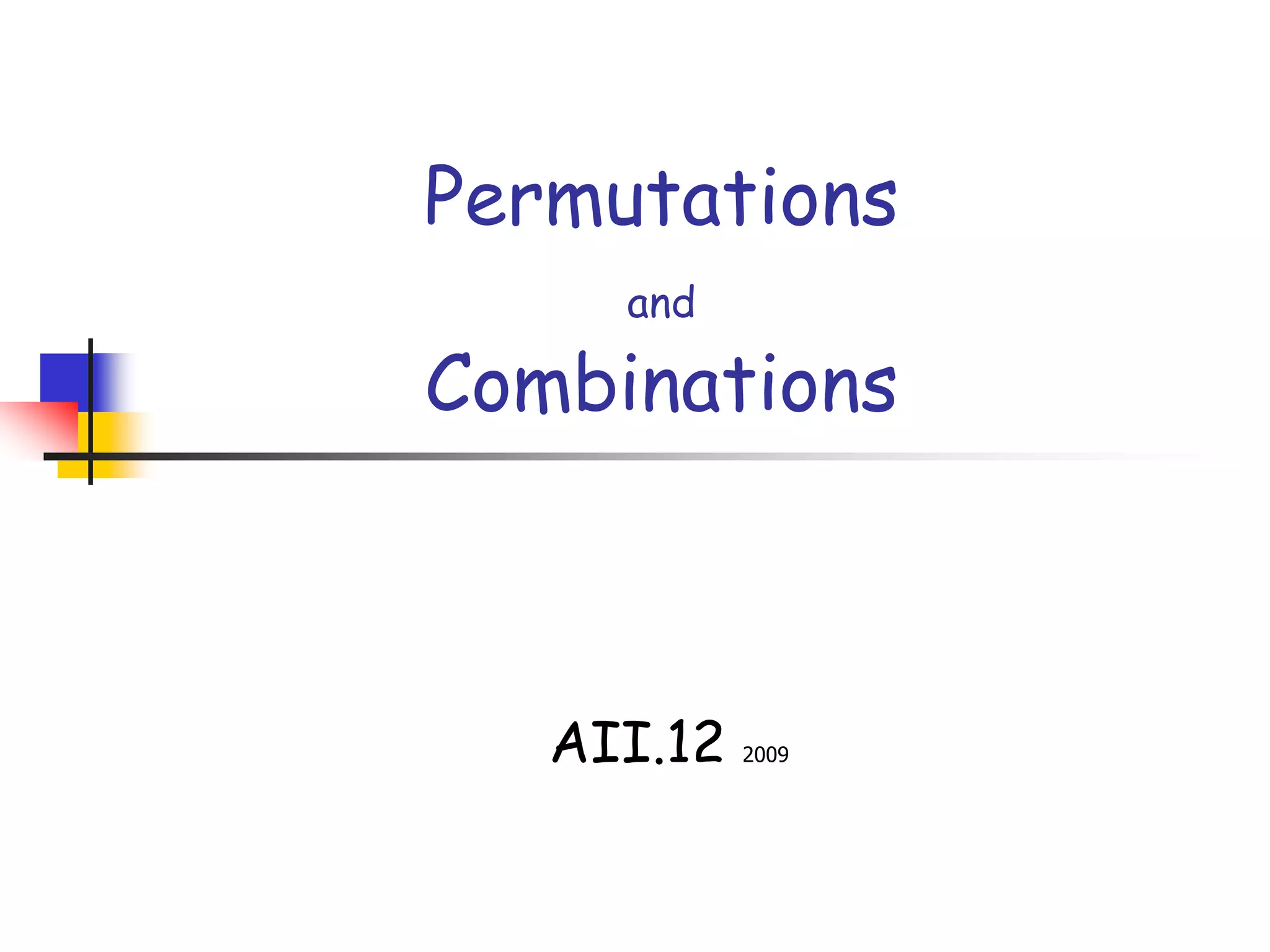 permutations-and-combinations.ppt | Free Download