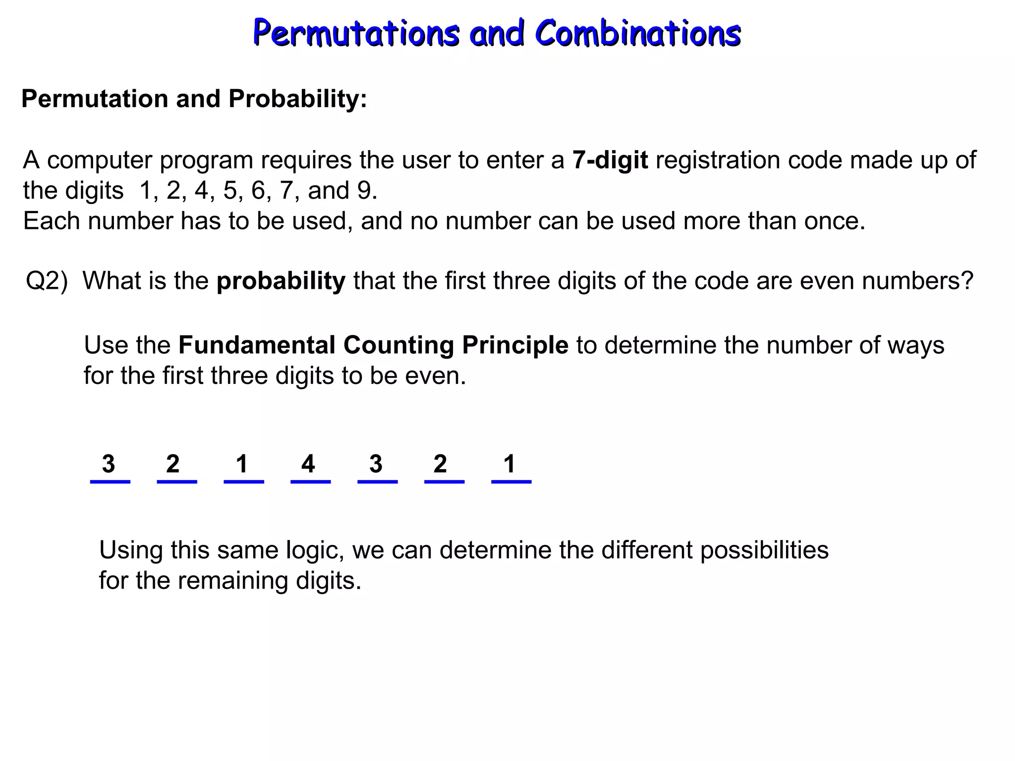 Permutations & Combinations | PPT
