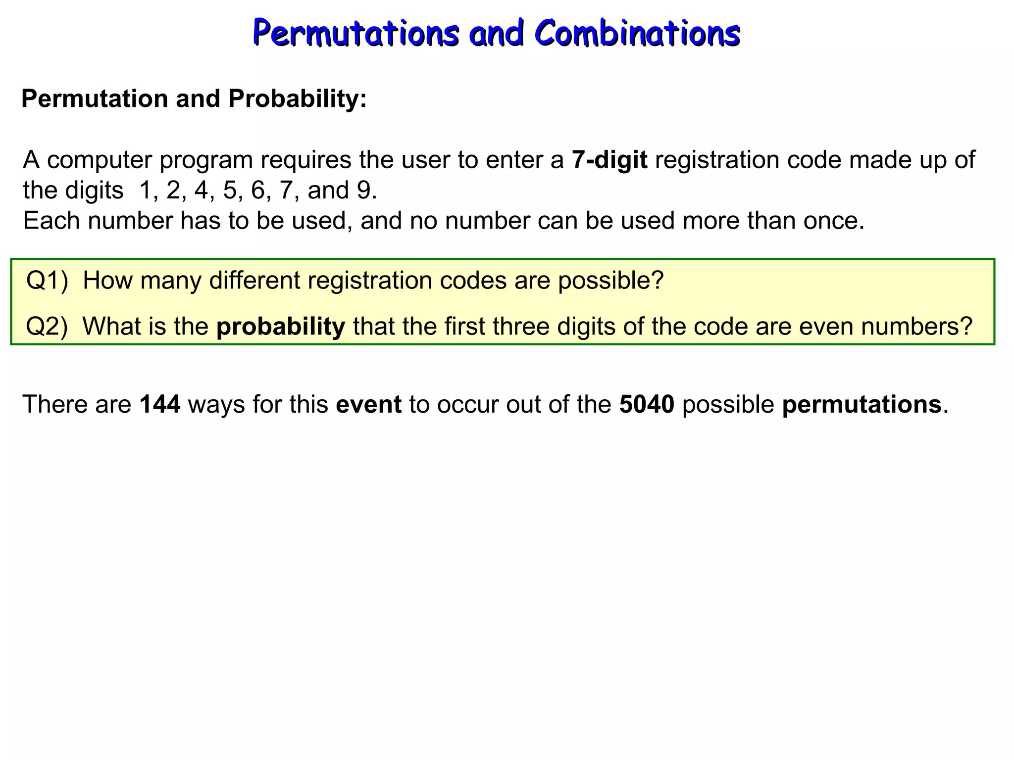 Permutations & Combinations | PPT