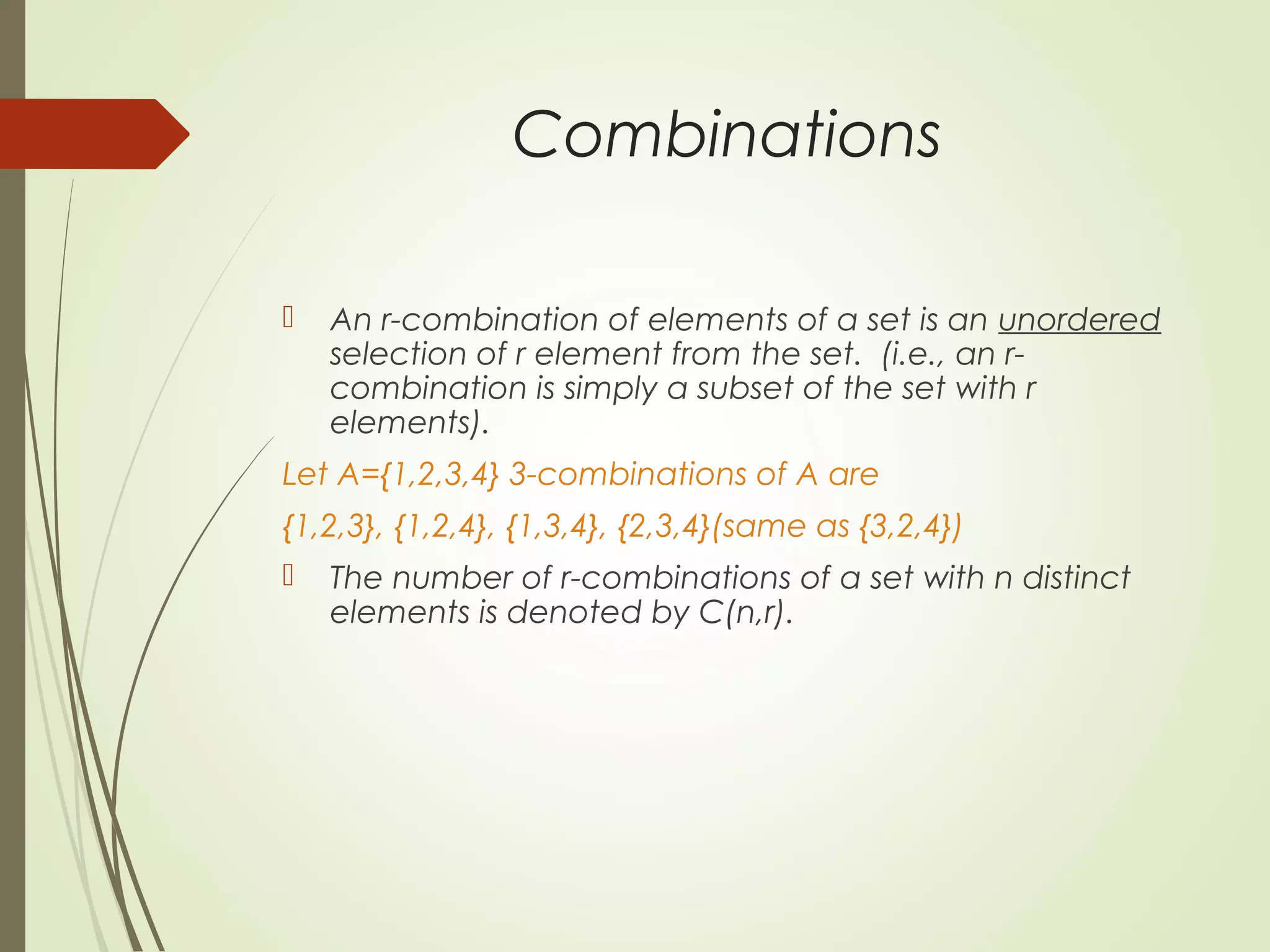 Permutations and combinations | PPT