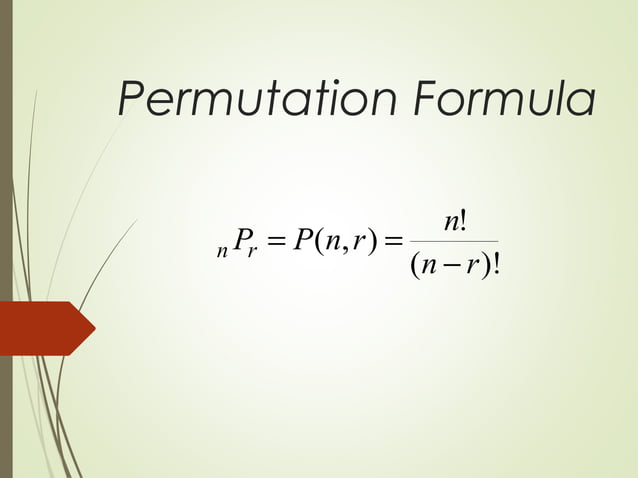 Permutations and combinations | PPT