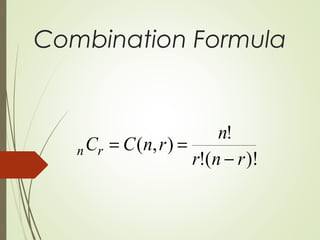 Permutations and combinations | PPT