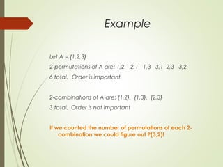 Permutations and combinations | PPT