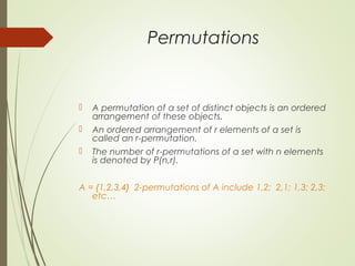 Permutations and combinations | PPT
