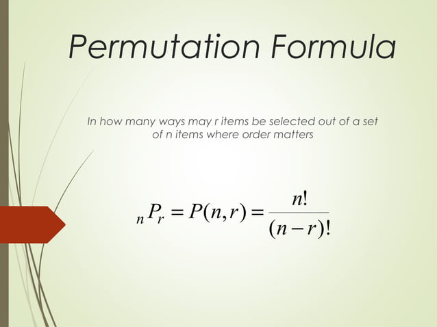 Permutations and combinations | PPT