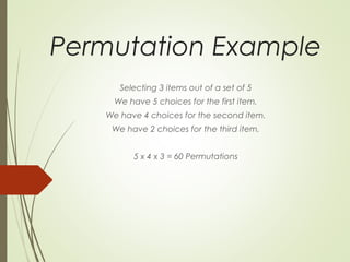 Permutations and combinations | PPT