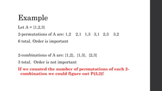 Permutations and Combinations in discrete Mathematics | PPTX