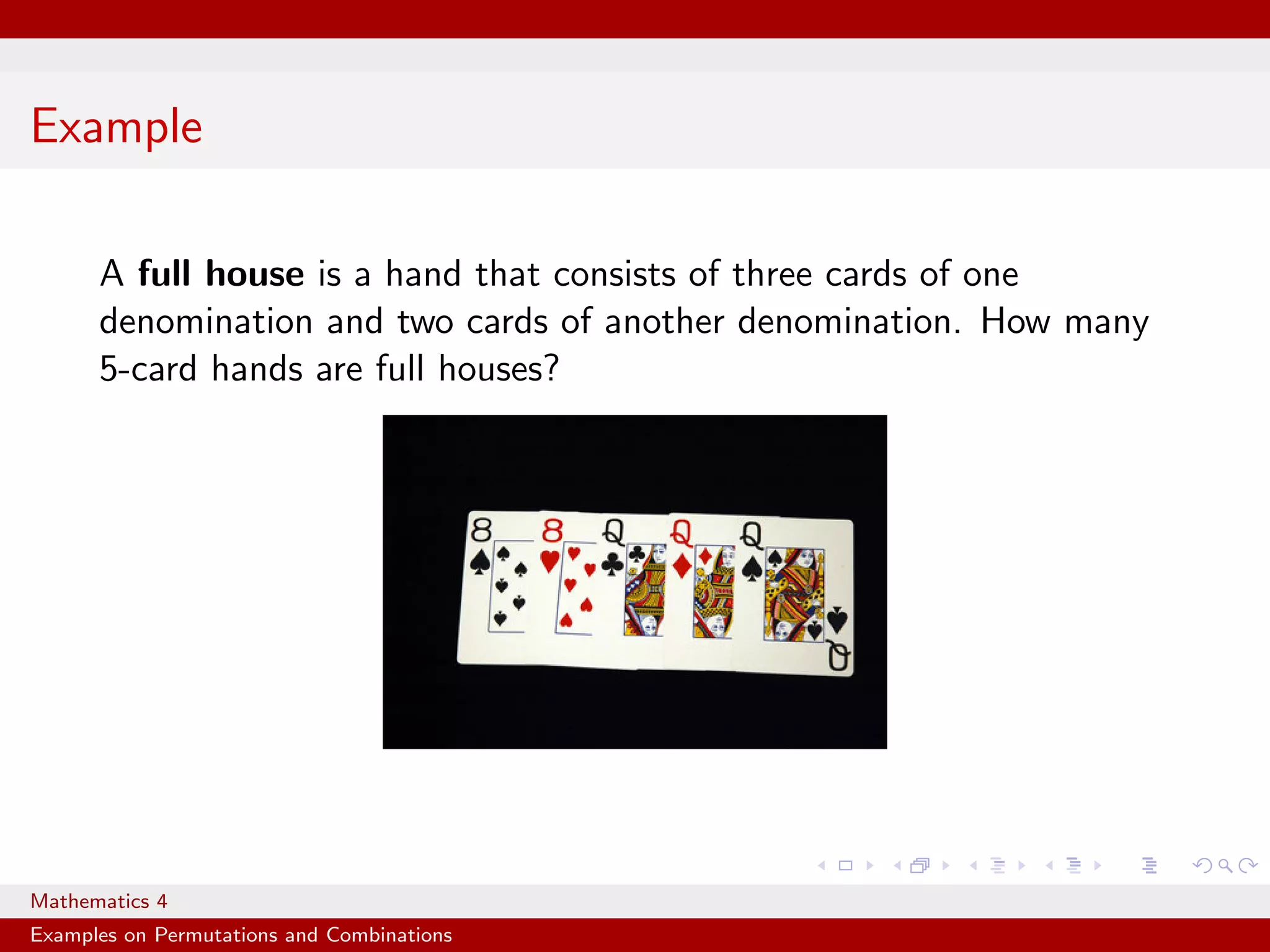Permutations and combinations examples | PPT