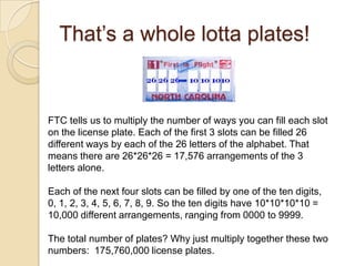 Permutations & combinations | PPTX