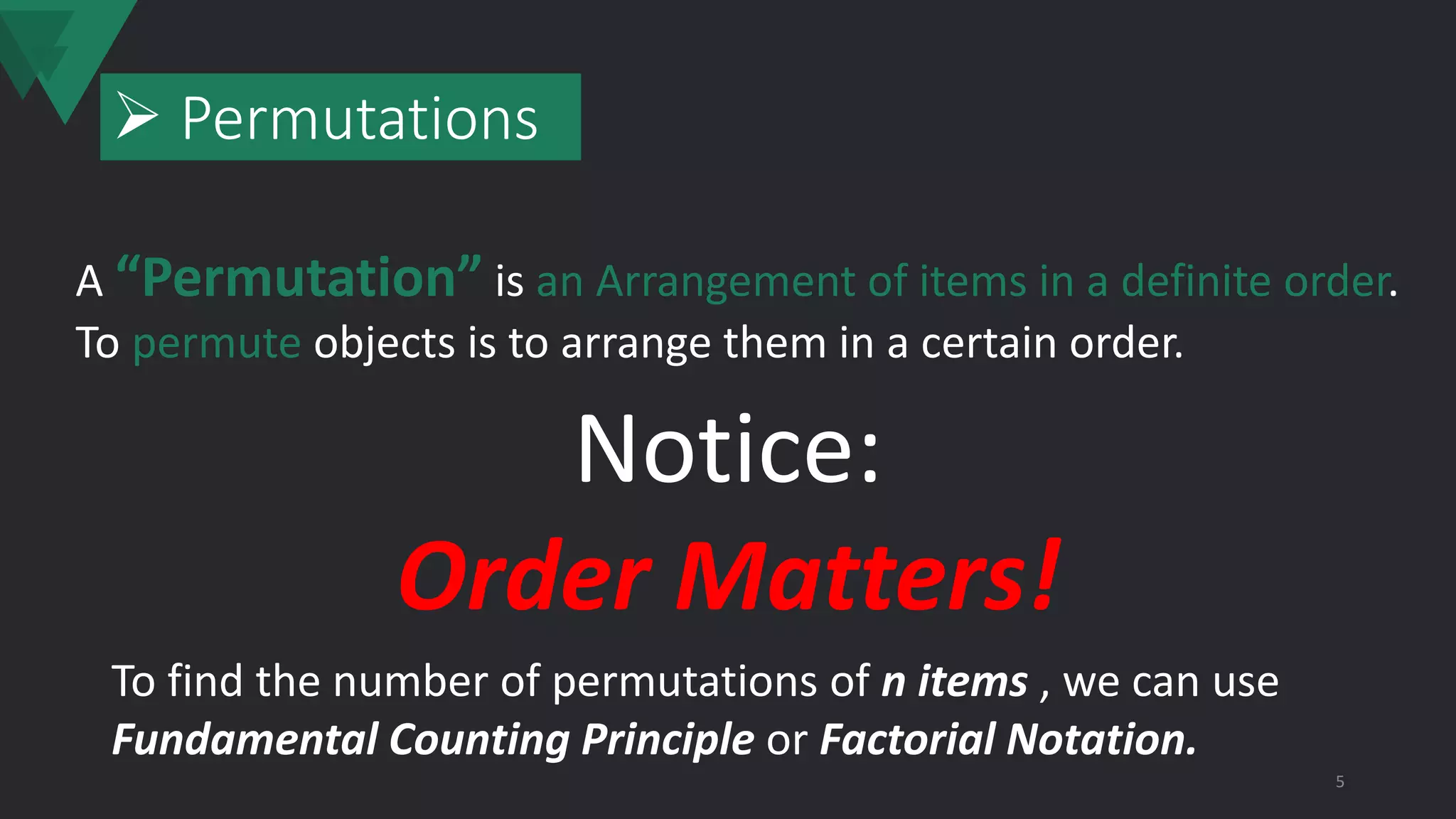 Permutations And Combinations Presentation Pptx Programming Languages Computing