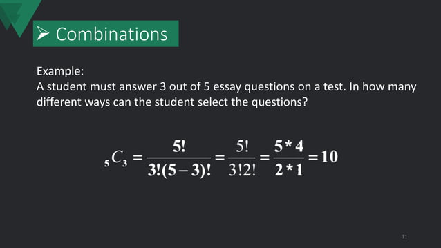 Permutations And Combinations Presentation Pptx Programming Languages Computing