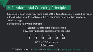 Permutations & Combinations Presentation | PPTX | Programming Languages | Computing
