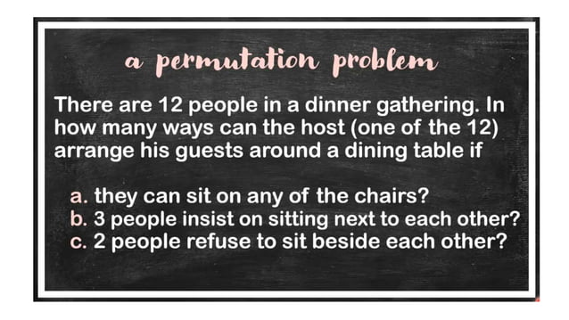 Permutation With Restriction 2pptx Programming Languages Computing