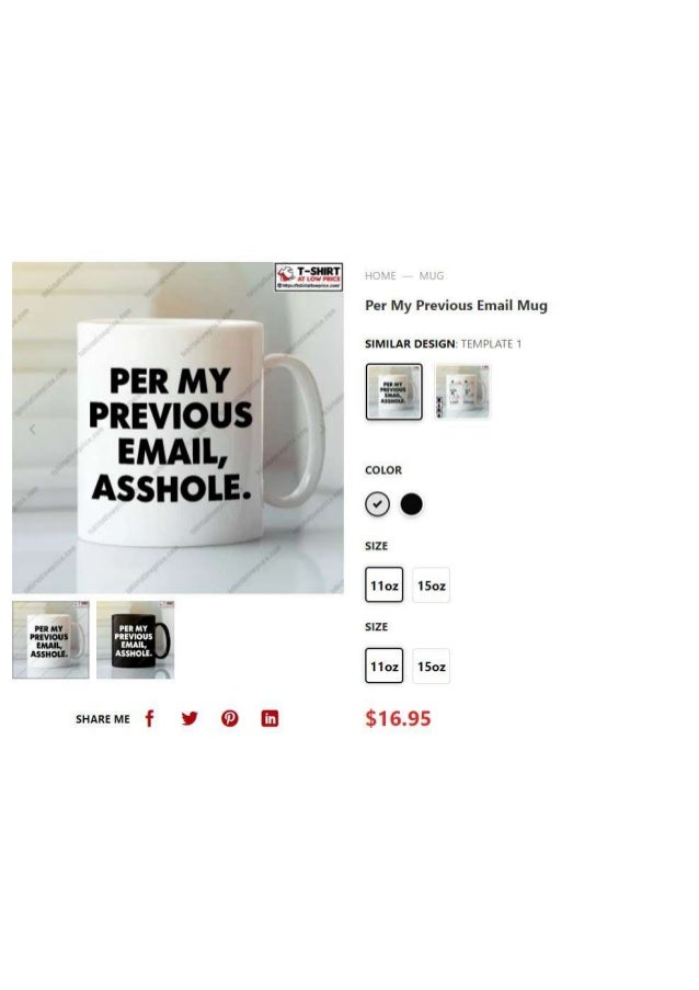 Per My Previous Email Mug | PDF