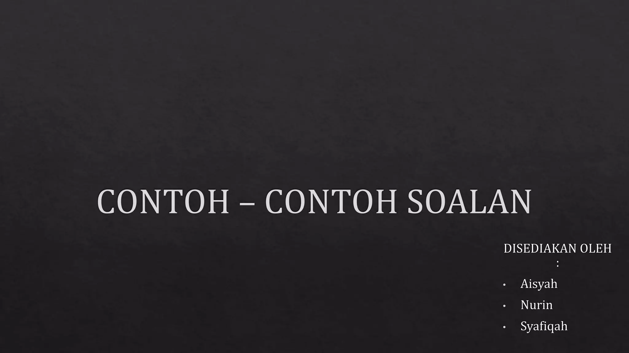 CONTOH SOALAN & SKEMA STPM PENGAJIAN PERNIAGAAN | PPTX