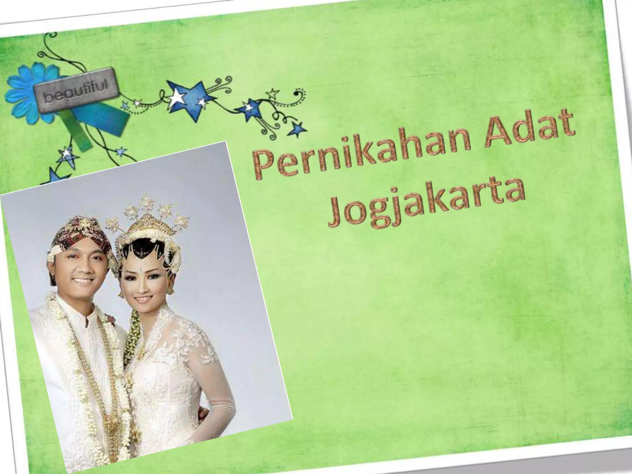 Pernikahan Adat Yogyakarta | PPTX