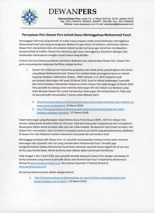 Pernyataan dewan pers (1) | PDF