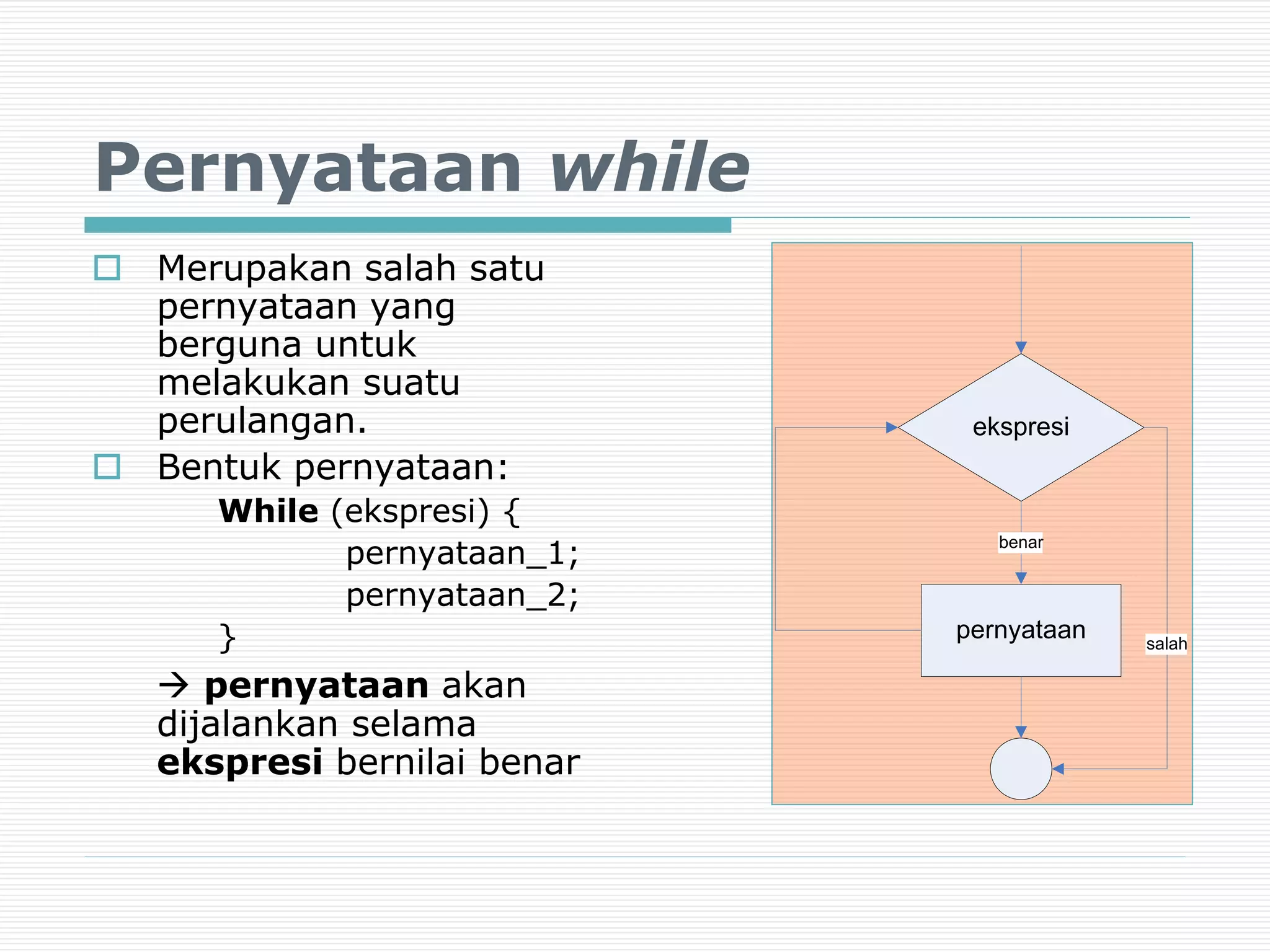 Pernyataan Perulangan dalam Pemrograman PHP | PPT