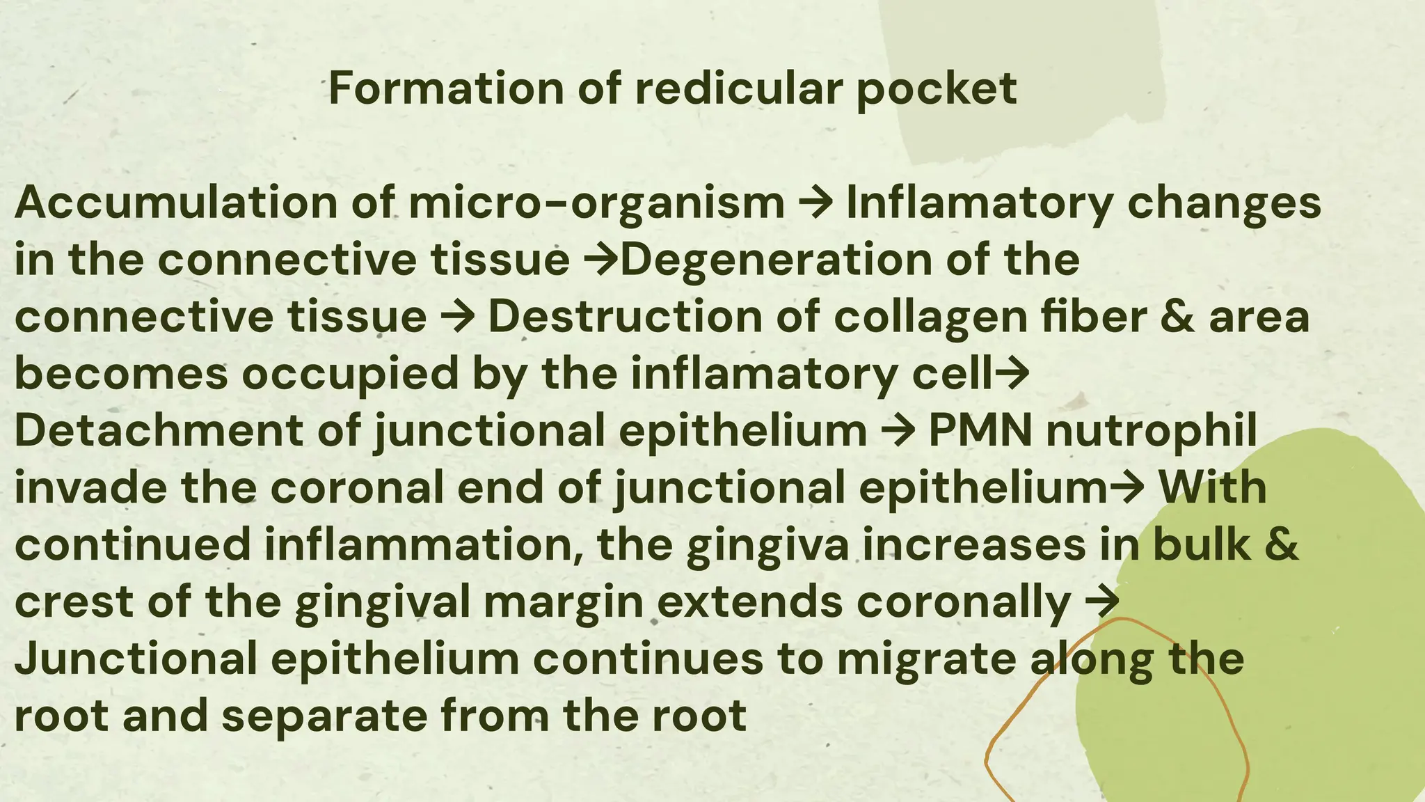Perodontal Pocket-Formation,pathogenesis, treatment | PDF