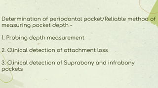 Perodontal Pocket-Formation,pathogenesis, treatment | PDF