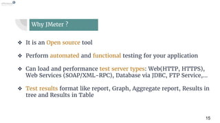 Perofrmance testing and apache jmeter | PPTX
