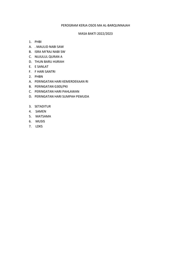 PEROGRAM KERJA OSOS MA AL 22.docx