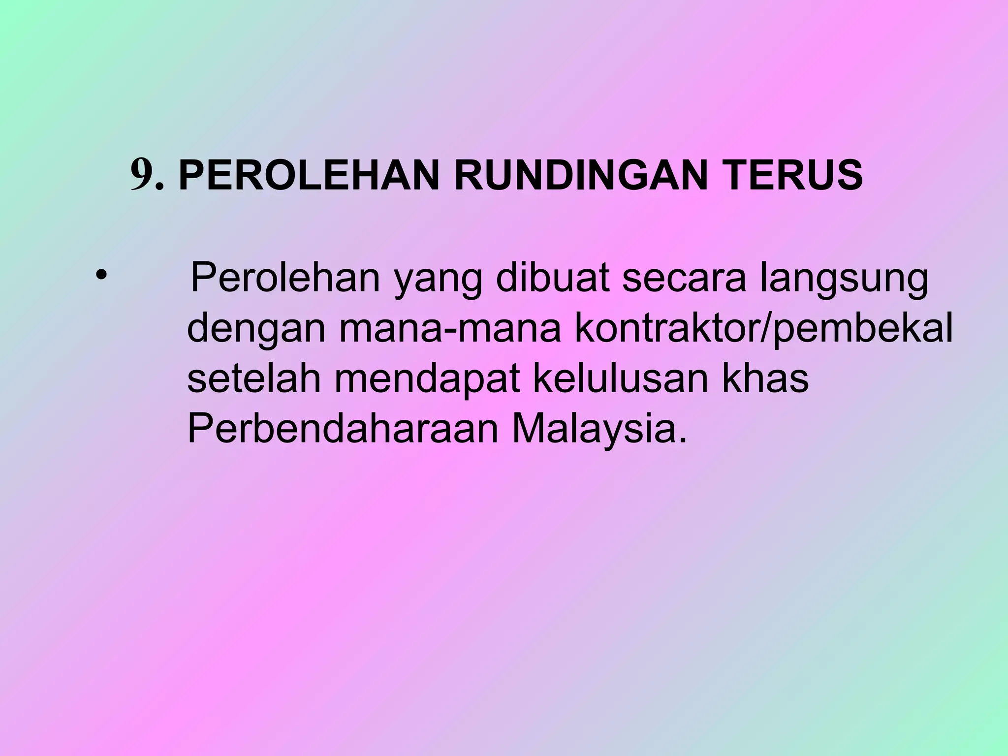 Perolehan & harta awam | PPT