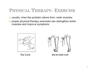 Peroneal nerve injury foot drop treatment | PPTX