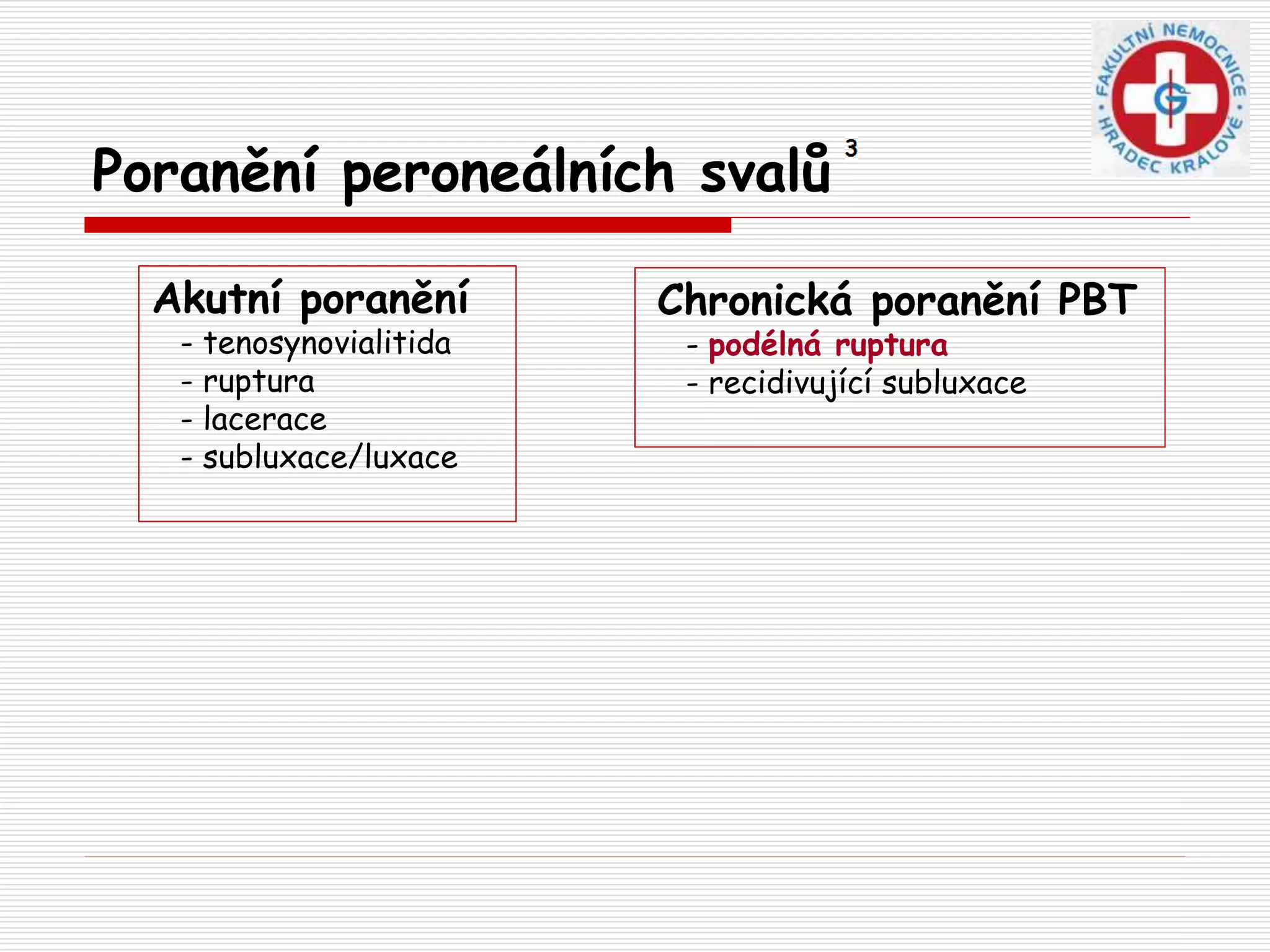 Peroneal split syndrome | PPTX