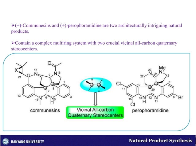 Total Synthesis of (+)-Perophoramidine | PPTX