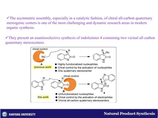 Total Synthesis of (+)-Perophoramidine | PPTX