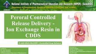 Peroral CDDS : Ion exchange resin | PPTX