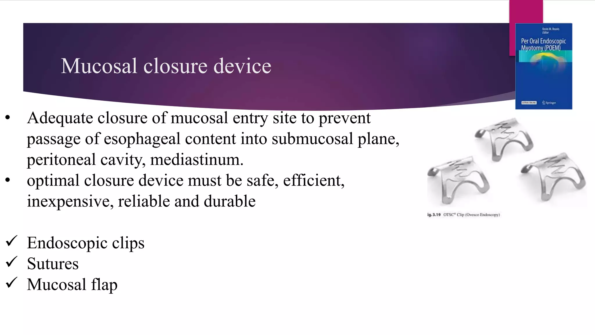 Peroral endoscopic myotomy | PPTX
