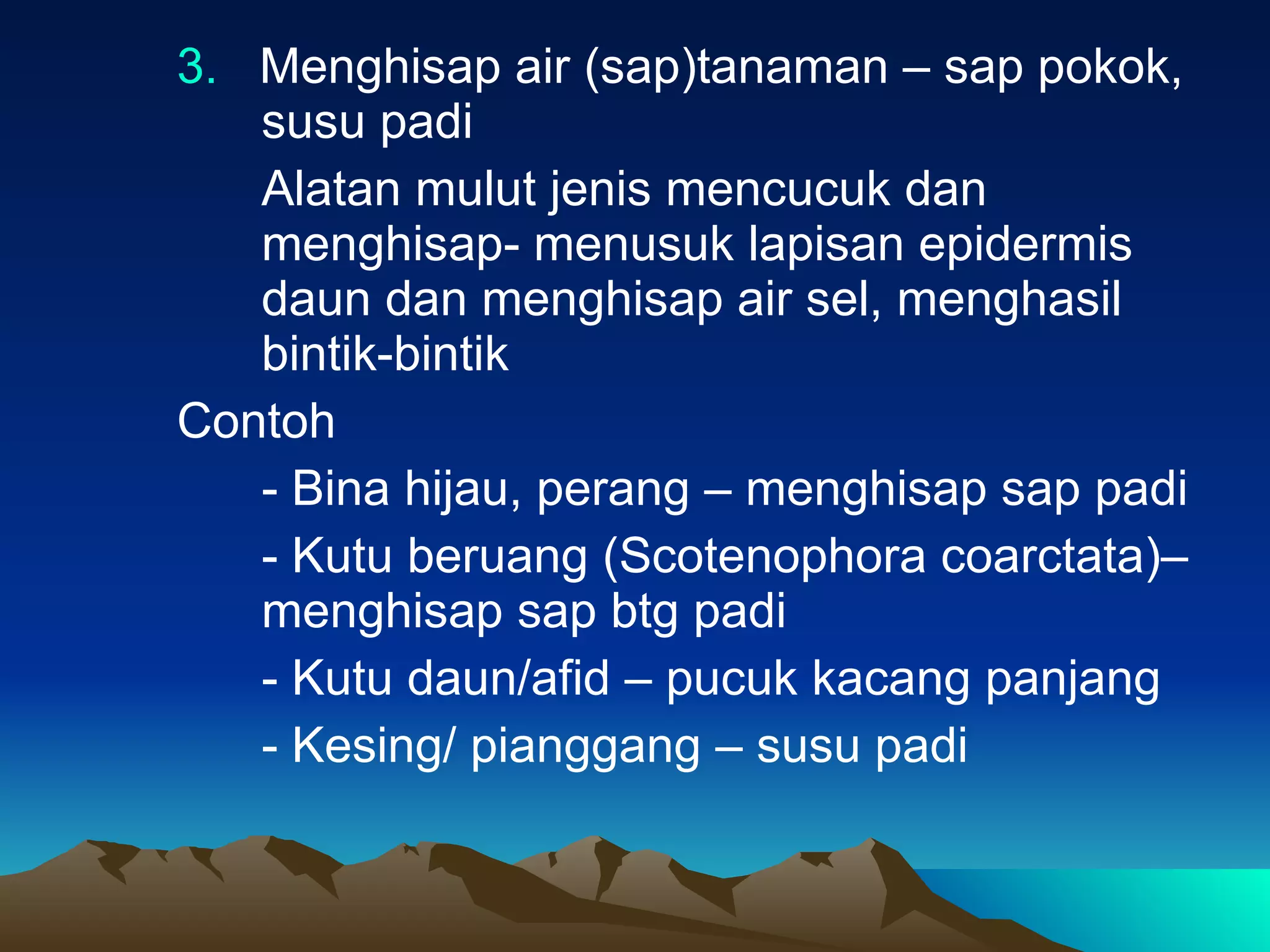 Perosak Tanaman | PPT