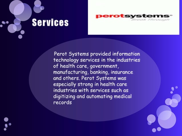 Perot systems(vineeth.g) | PPTX