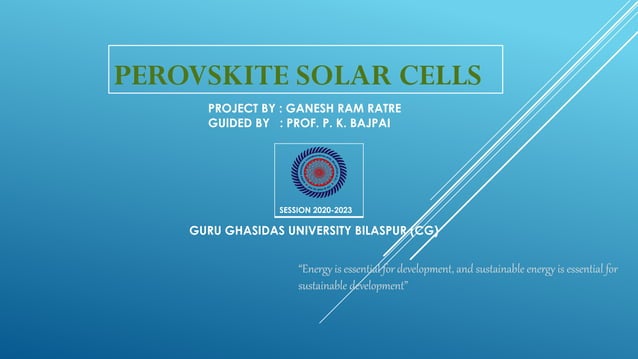 Perovskite Photovoltaic solar cell.pptx