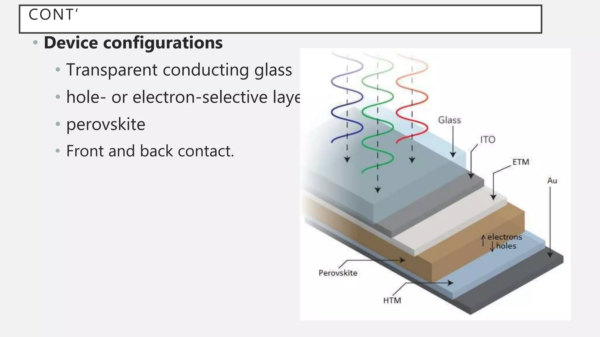 Perovskite solar cells | PPTX