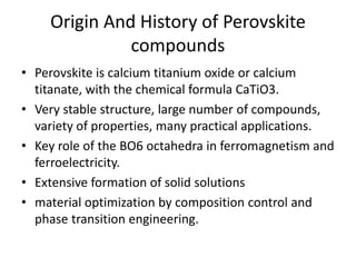 Perovskite | PPTX