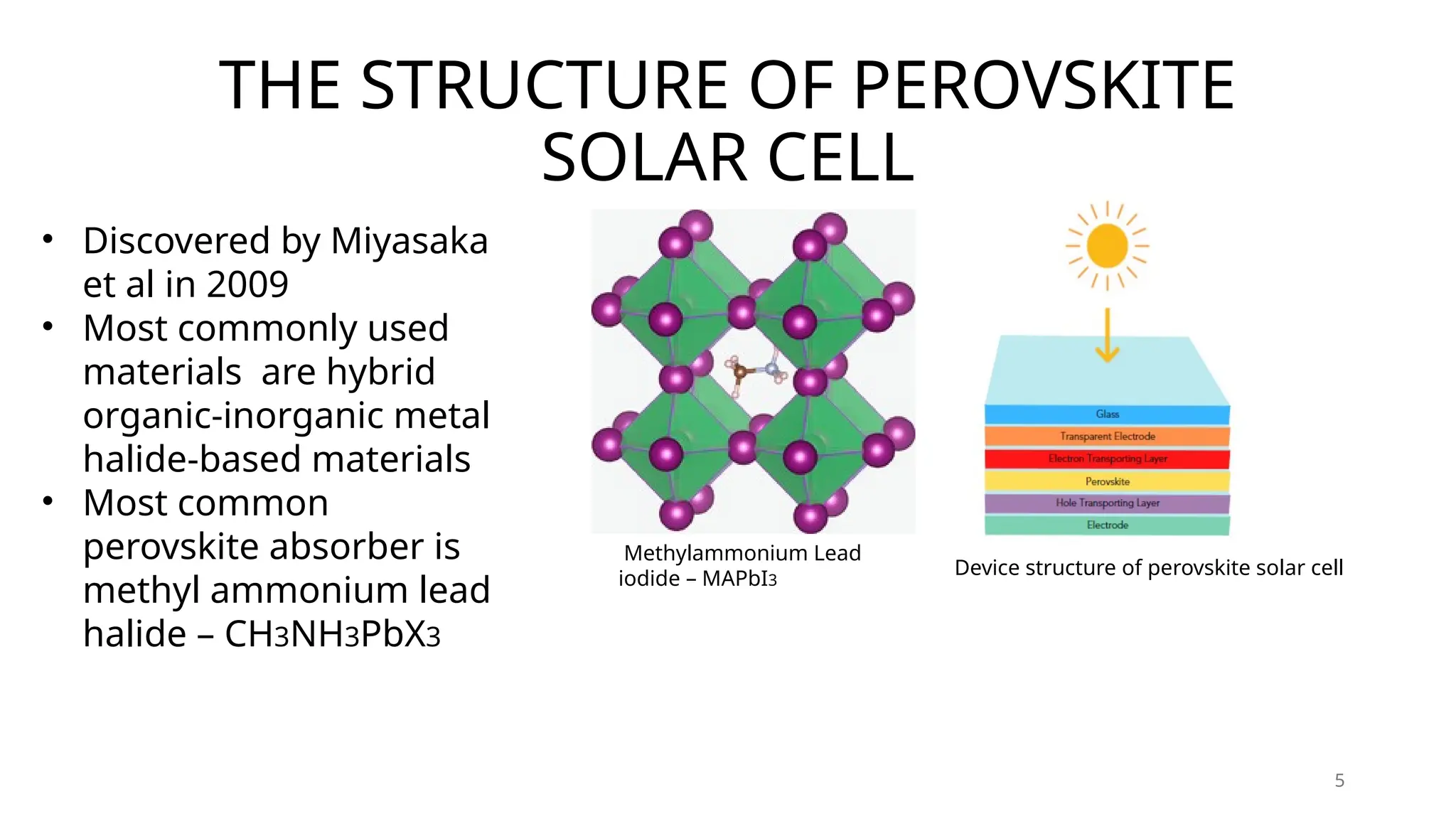PEROVSKITE SOLAR CELLS.pptx history, importance,advantages | PPTX