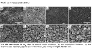 Perovskite solar cells the birth of new era in photovoltaics. | PPTX