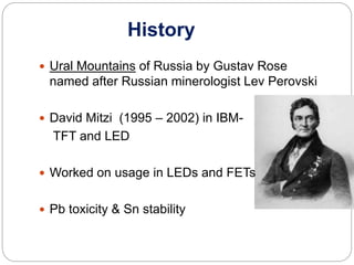 Perovskite solar cells, All you need to know - Dawn John Mullassery | PPTX
