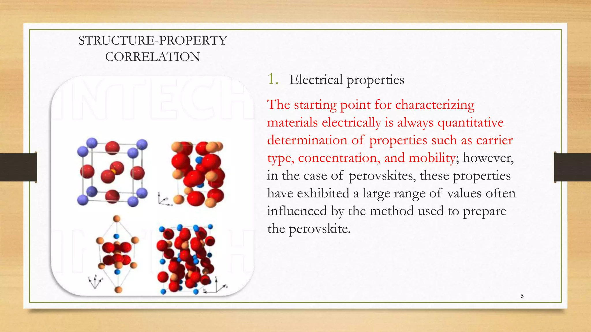 New Material:Perovskites presentation | PPTX