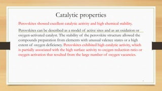 New Material:Perovskites presentation | PPTX