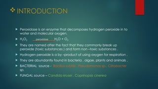 PEROXIDASE ENZYME BIOTECH 3 RD YEAR.pptx