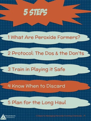 5 Steps to Managing Peroxide-Forming Chemical | PDF
