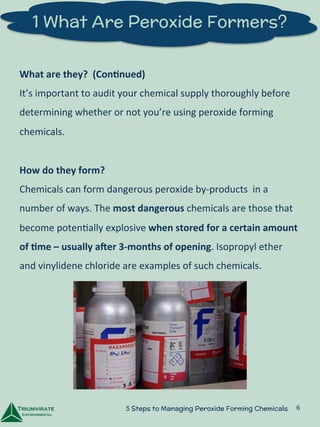 5 Steps to Managing Peroxide-Forming Chemical | PDF | Free Download