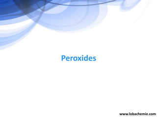 Peroxides | PPT