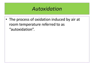 Peroxide value | PPTX