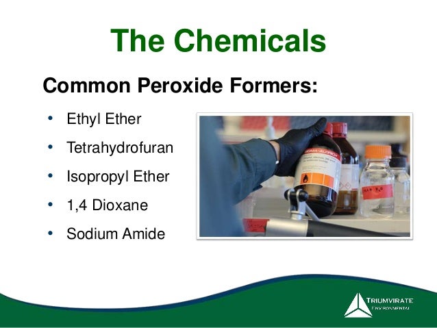 Advanced Peroxide Forming Webinar: Hazards and Handling